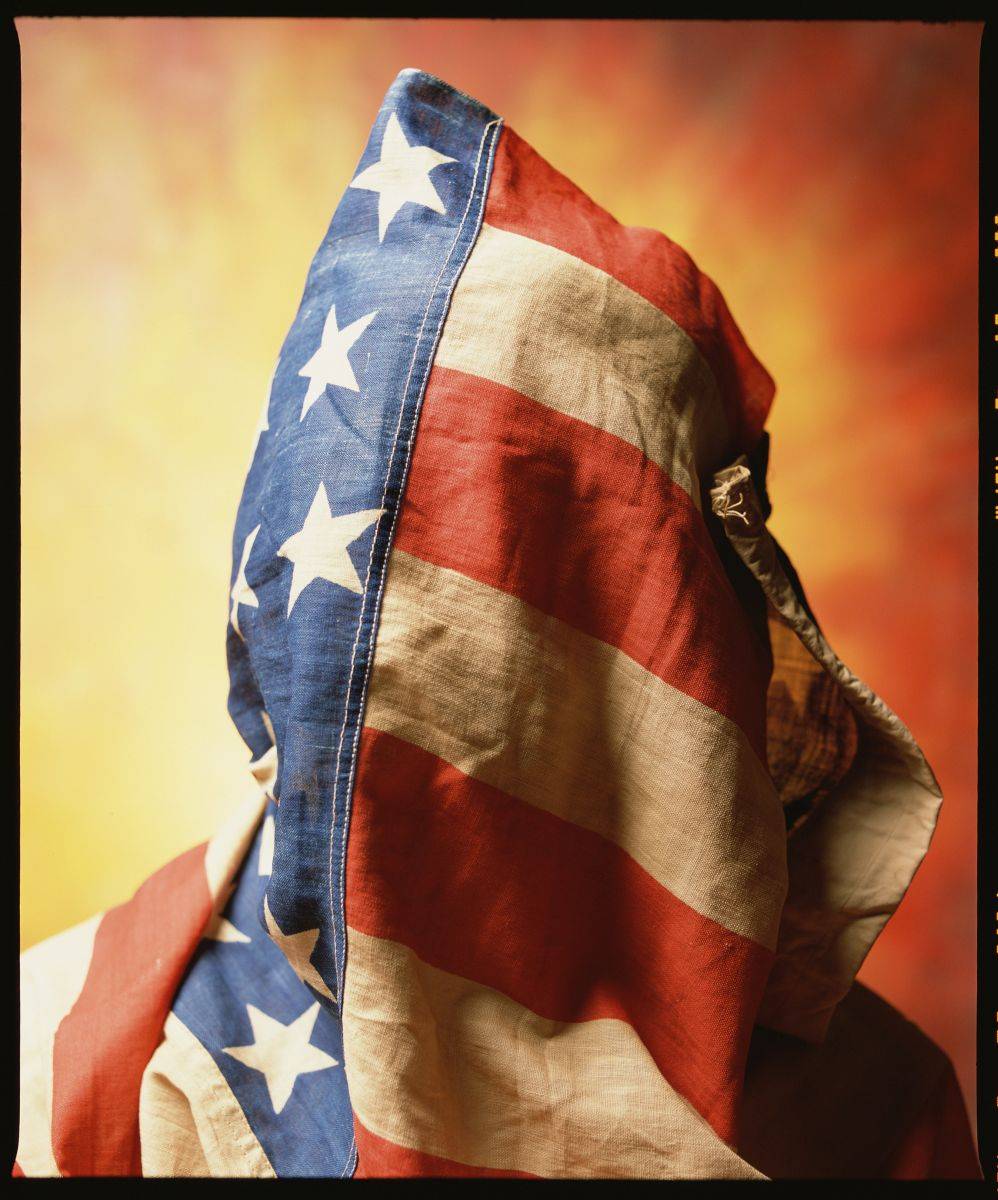 Infamous_ Flag Face, Circa 1890 American Flag © Andres Serrano ...